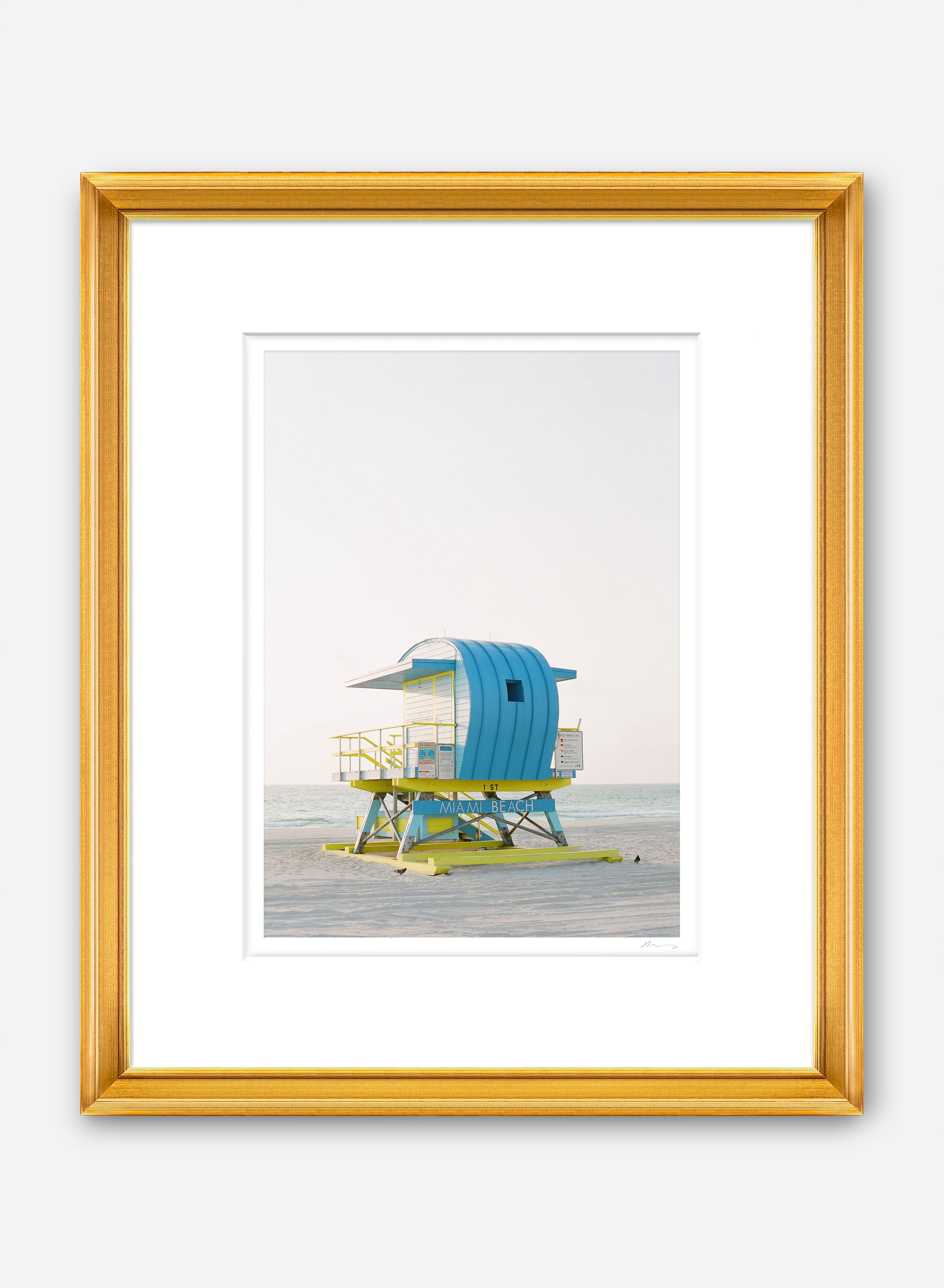 1st Street Lifeguard Tower – KT Merry Fine Art Print Shop