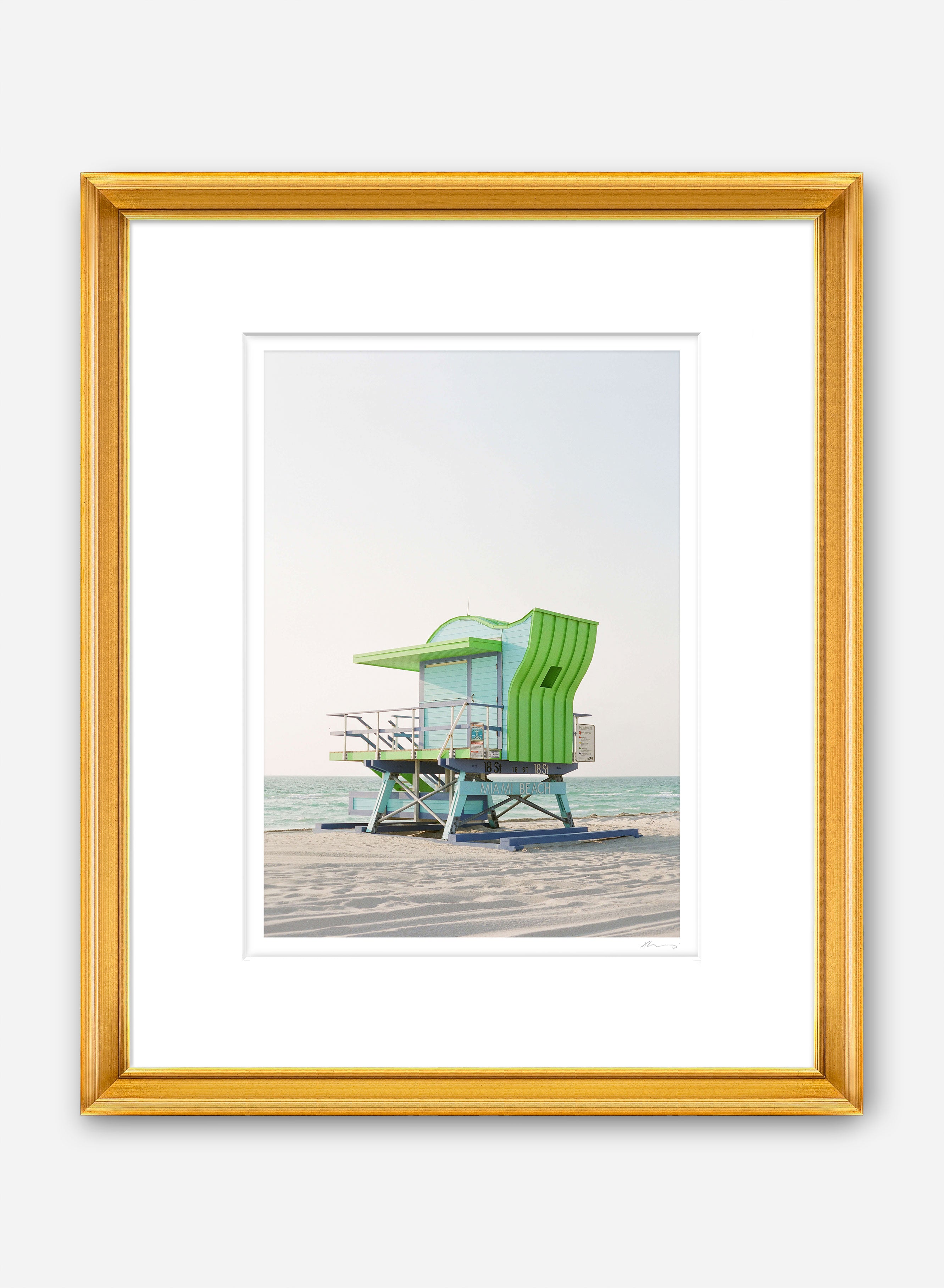 18th Street Lifeguard Tower – KT Merry Fine Art
